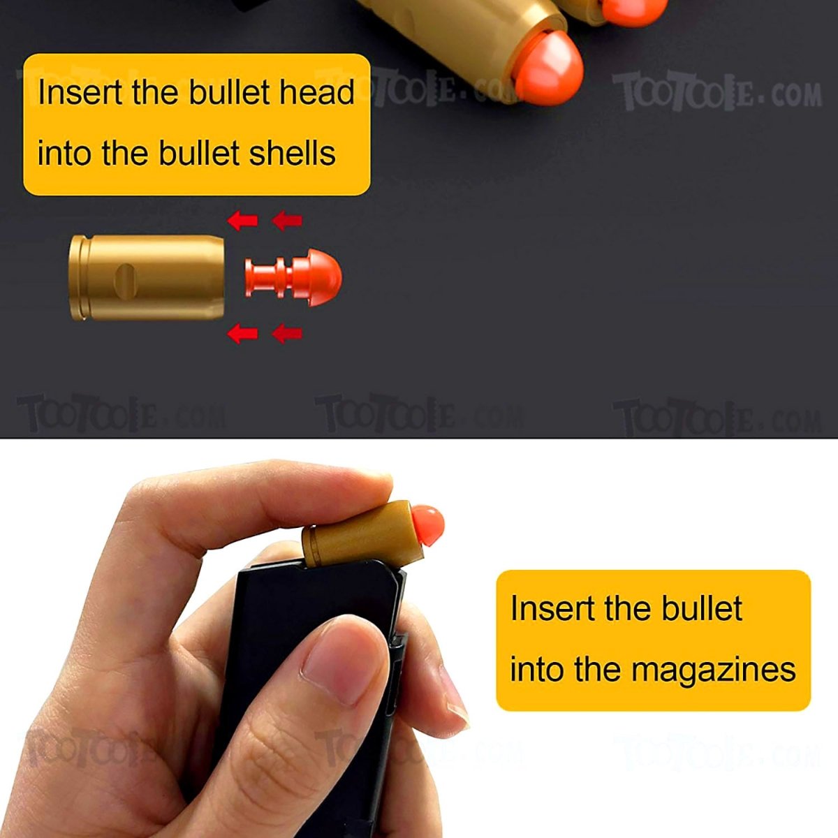 Glock Shell Eject Gun Toy Pistol for Kids - Tootooie