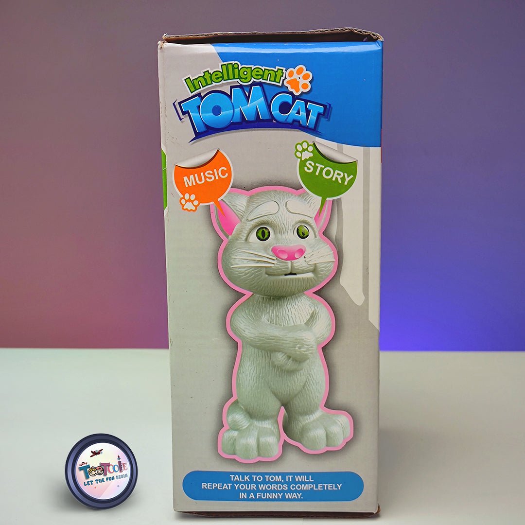 Intelligent Talking Tom Cat Toy for Kids Touch Recording Rhymes and ...